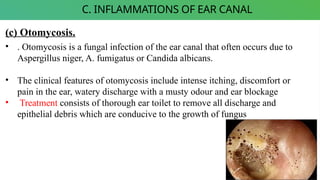 Diseases of External Ear (ENT department) | PPTX