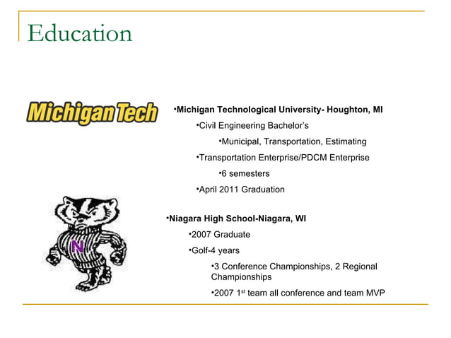 Tim Nygard Visual Resume | PPT