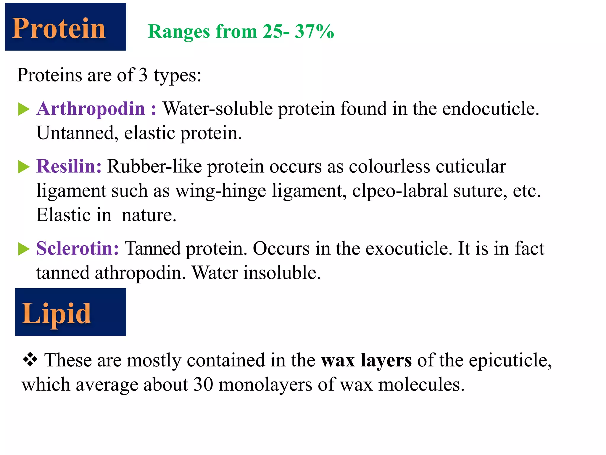 Physiology of Integuments and moulting in insects | PPTX