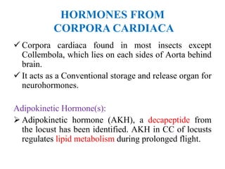 Role of Insect hormones | PPTX