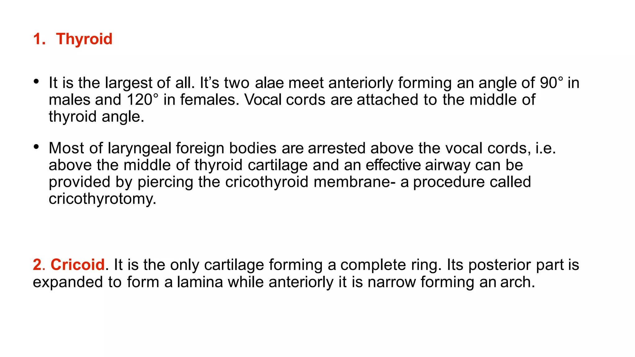 Anatomy of larynx | PPTX