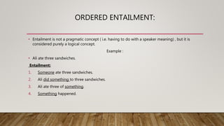 Entailment of truth conditions | PPTX