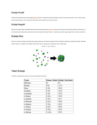 Entalpi | DOCX