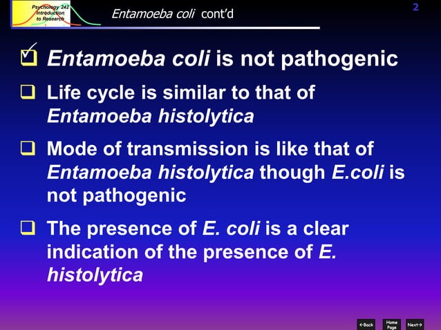 ENTAMOEBA COLI.pdf notes for medical students | PDF
