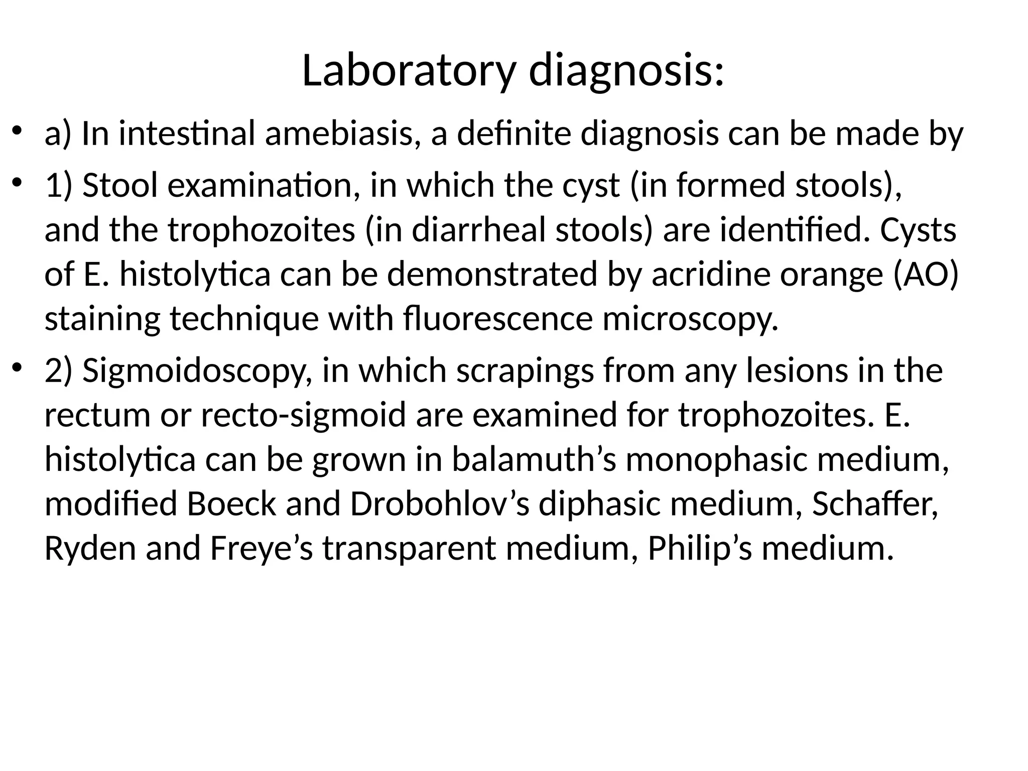 Entamoeba histolytica medical parasitology | PPTX