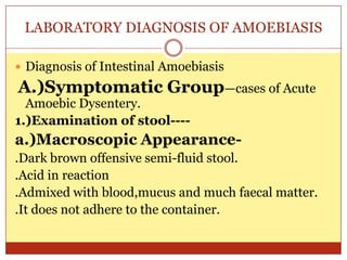 ppt on Entamoeba histolytica extra intestinal lesions | PPTX