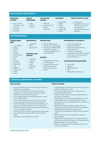 Entando datasheet | PDF