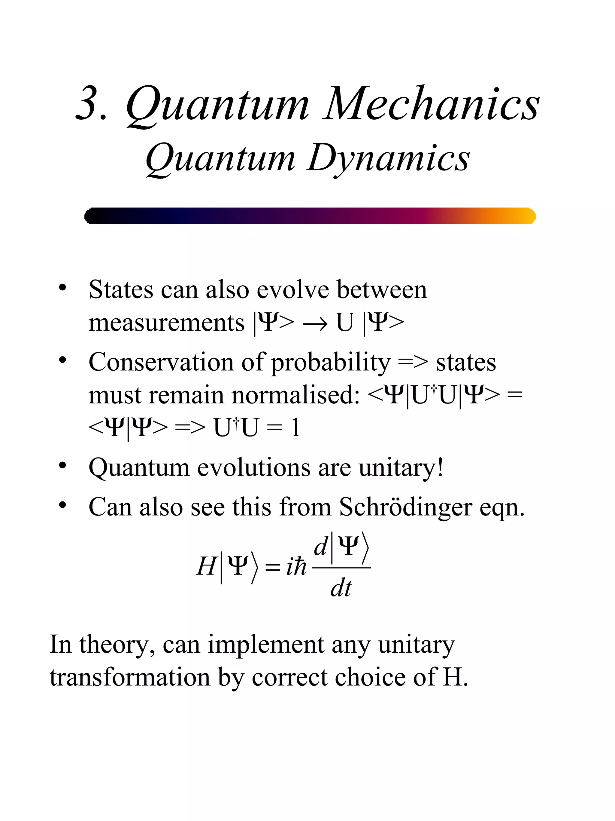Multi Particle Entanglement In Quantum States And Evolutions Ppt 7627