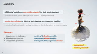 Entanglement by identity, or interaction without touching | PDF