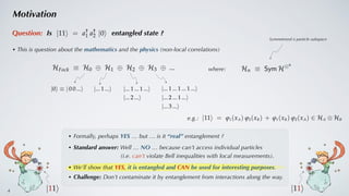 Entanglement by identity, or interaction without touching | PDF