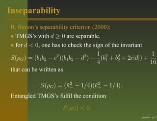 Entanglement of formation | PPT