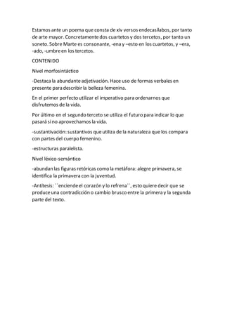 En tanto que de rosa y azucena | DOCX