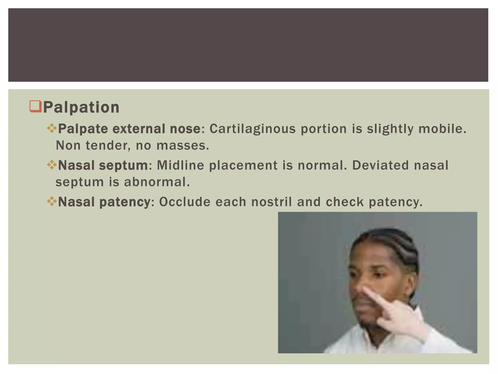 ENT NURSING ASSESSMENT | PPTX