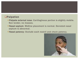 ENT NURSING ASSESSMENT | PPTX