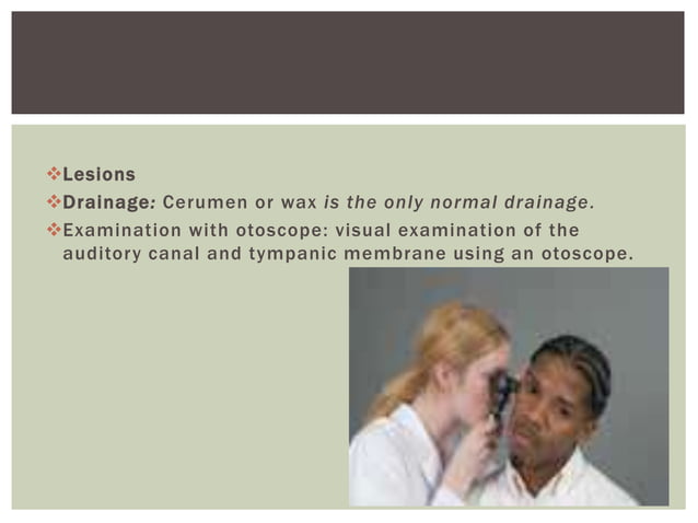 ENT NURSING ASSESSMENT | PPTX