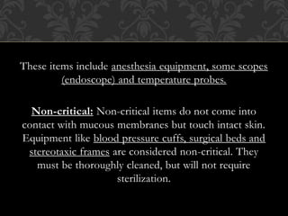 Sterilization in ENT department | PPTX