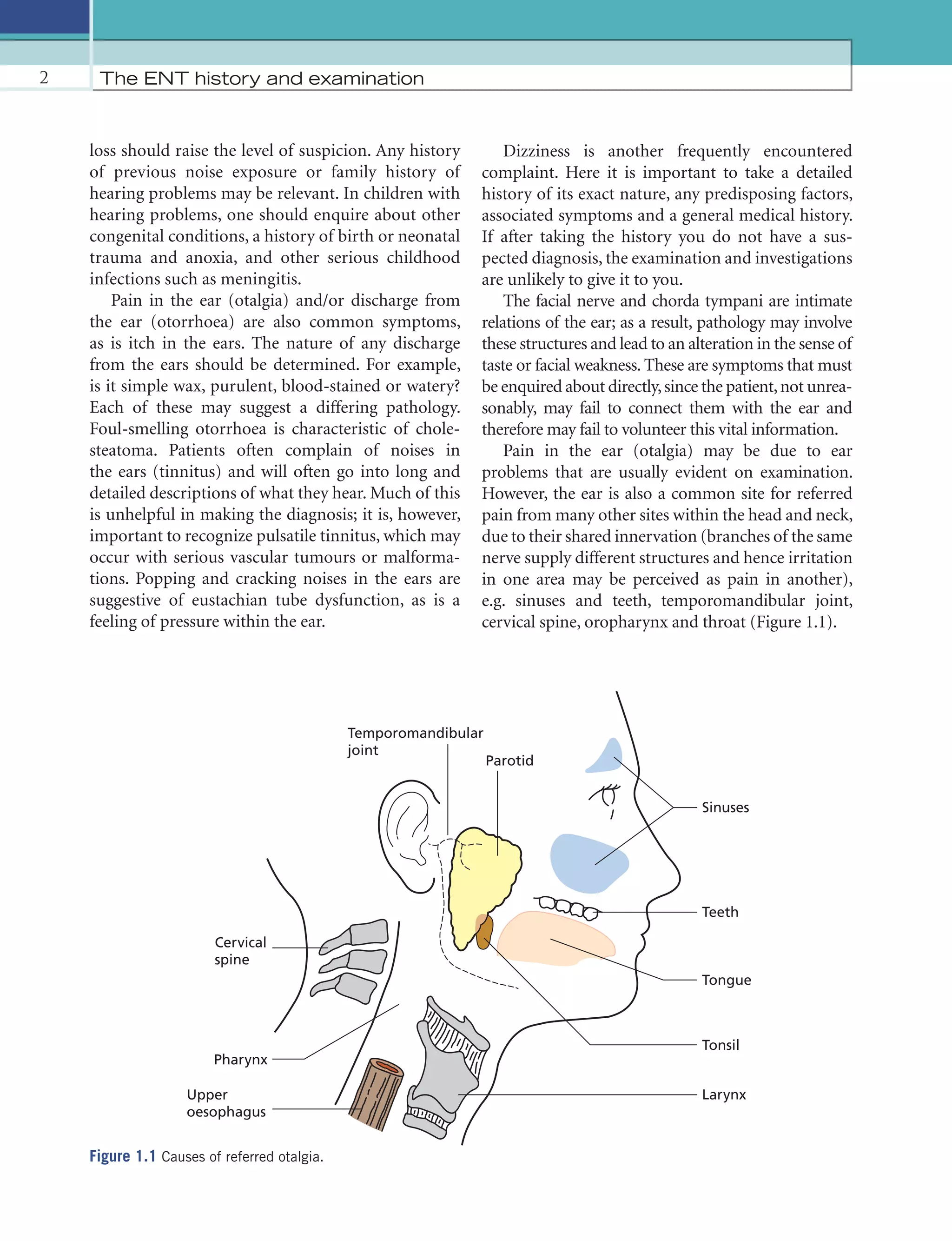 The ENT history and examination | PDF