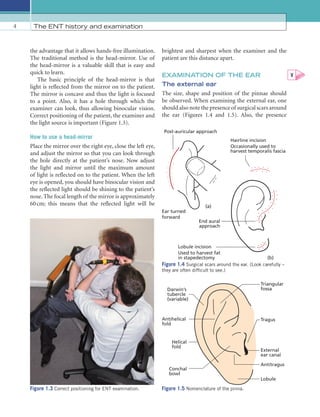 The ENT history and examination | PDF