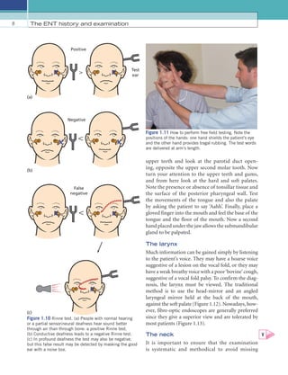 The ENT history and examination | PDF