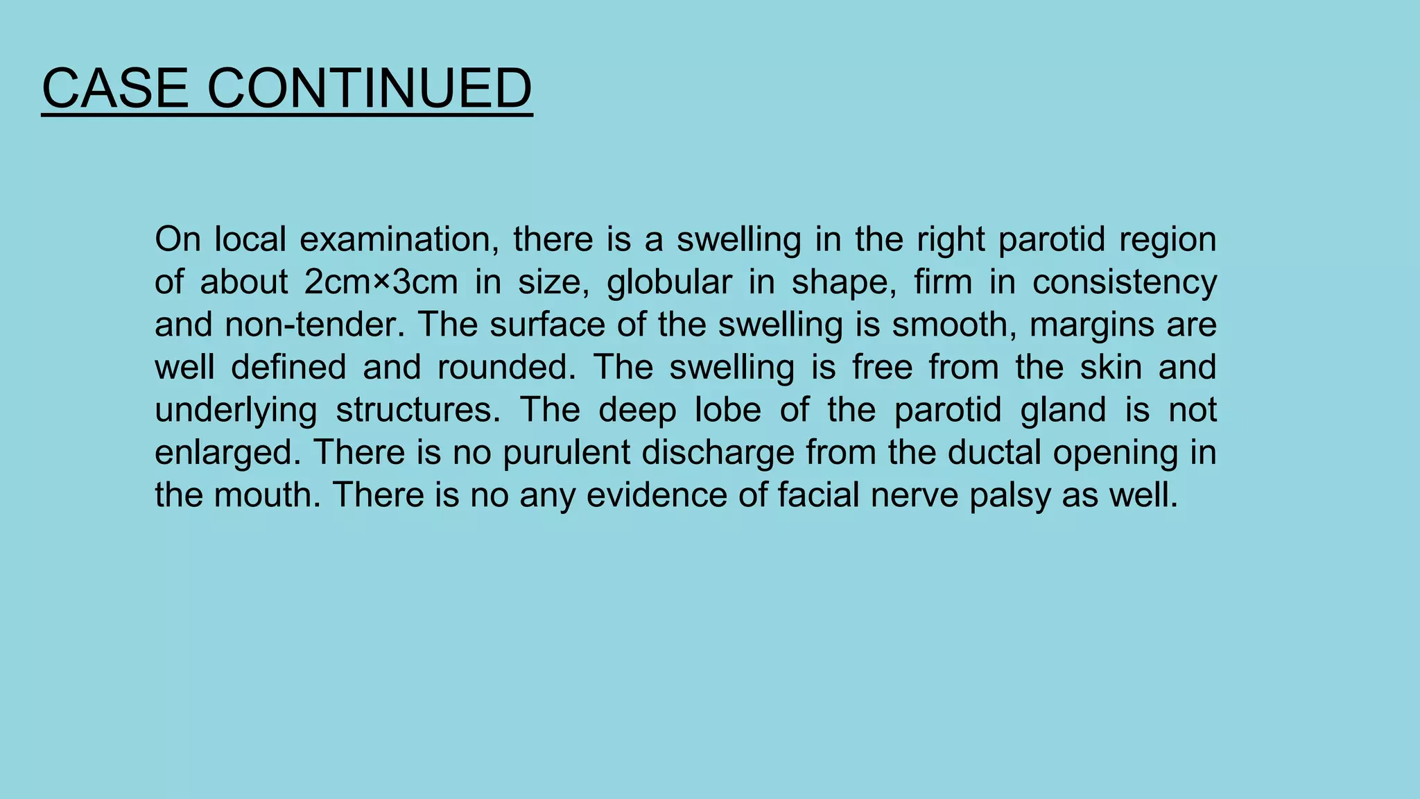 Parotid Gland ( Case and Basic Anatomy) | PPTX