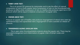 Lateral sinus thrombloplebitis and otitic hydrocephalus | PPT