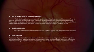 Lateral sinus thrombloplebitis and otitic hydrocephalus | PPT