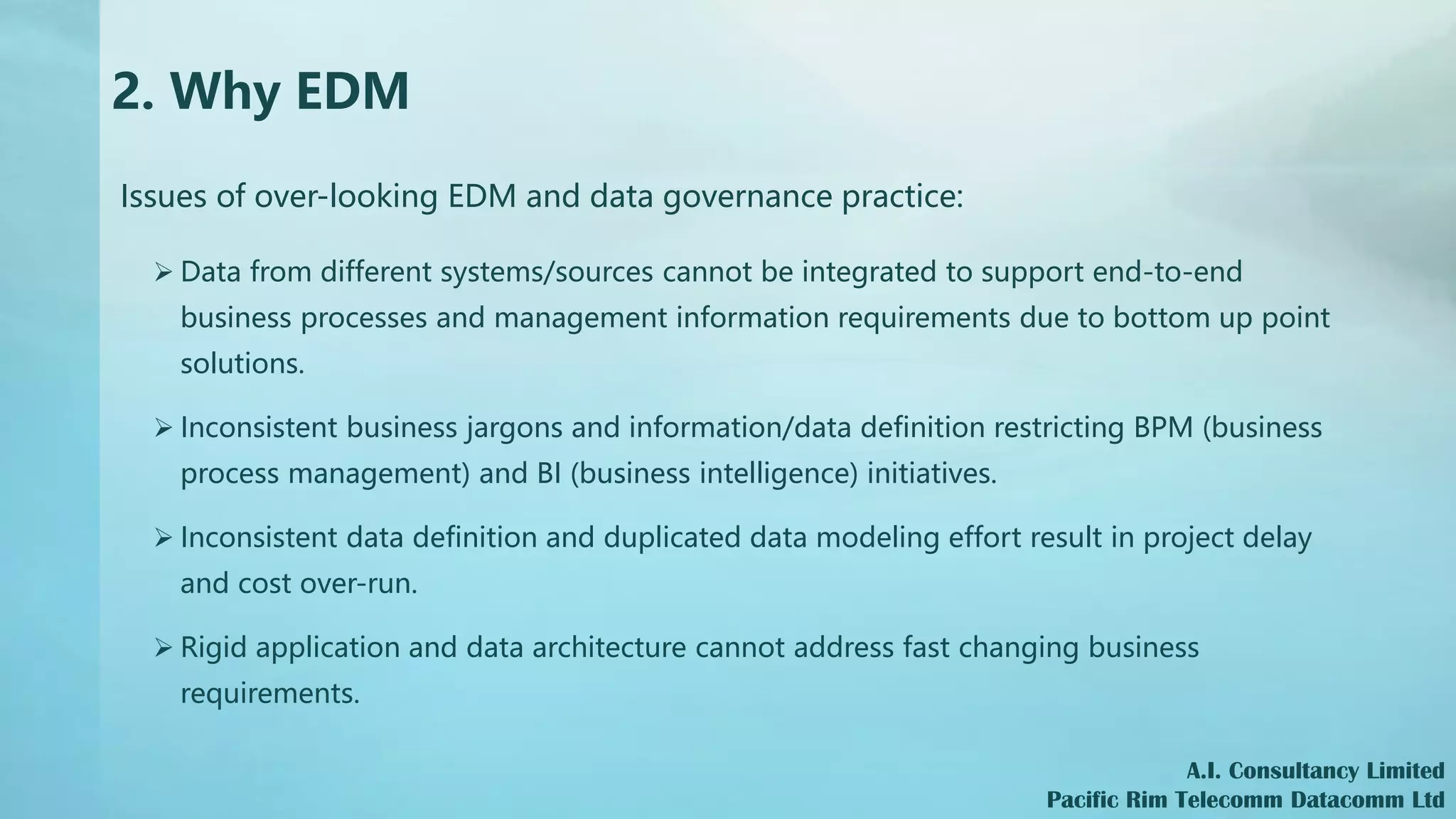 Agile Enterprise Data Model & Data Management Solution | Ppt