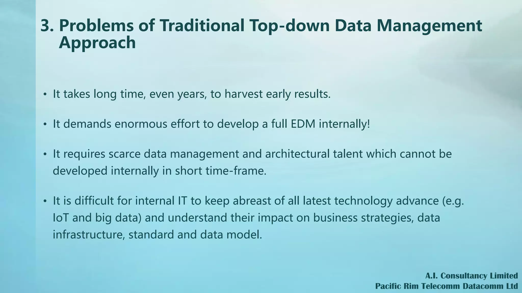 Agile Enterprise Data Model & Data Management Solution | PPT