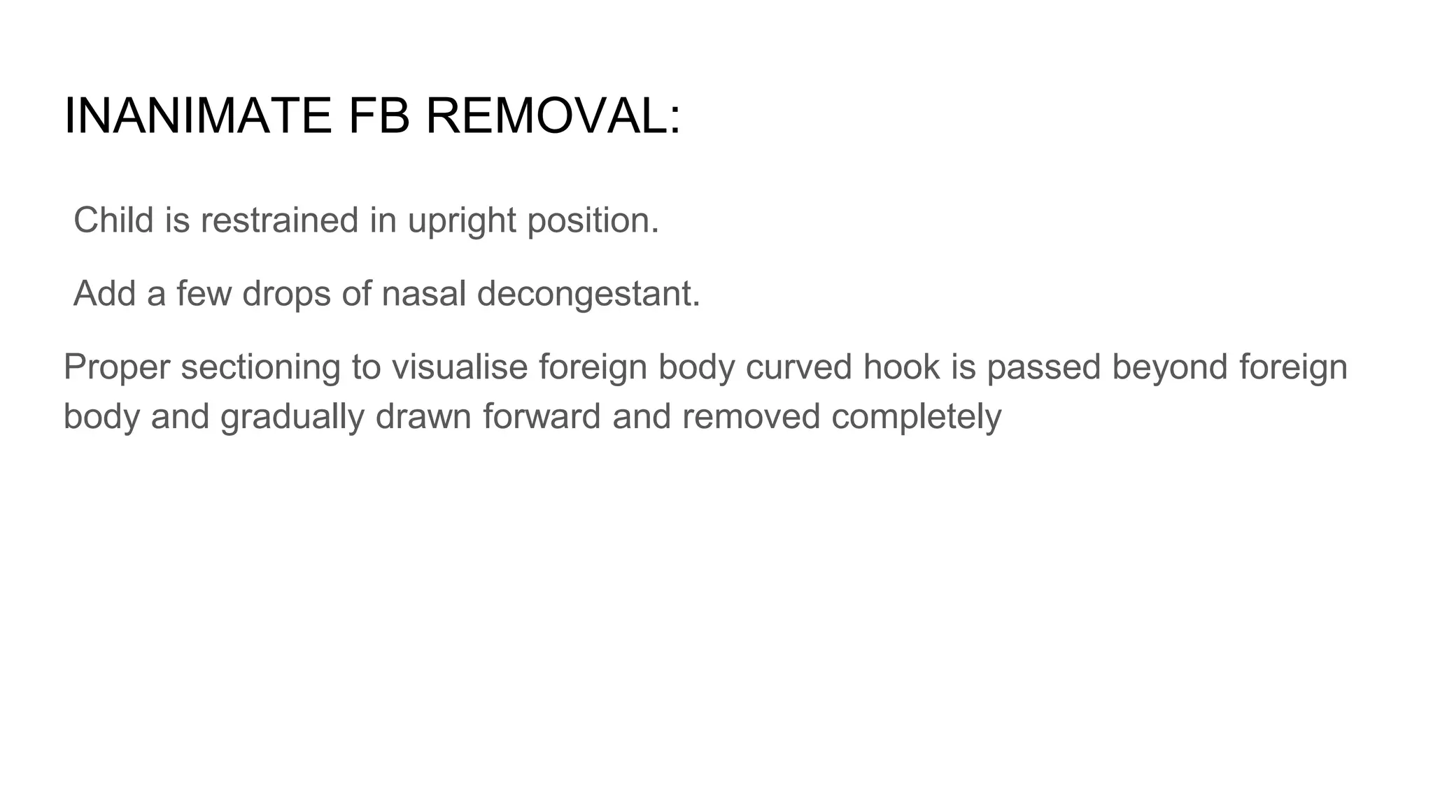 ENT Foreign Bodies in Nose .pptx