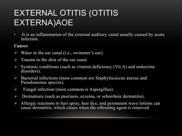 Ent disorder | PPTX | Ear, Nose and Throat Conditions | Diseases and ...