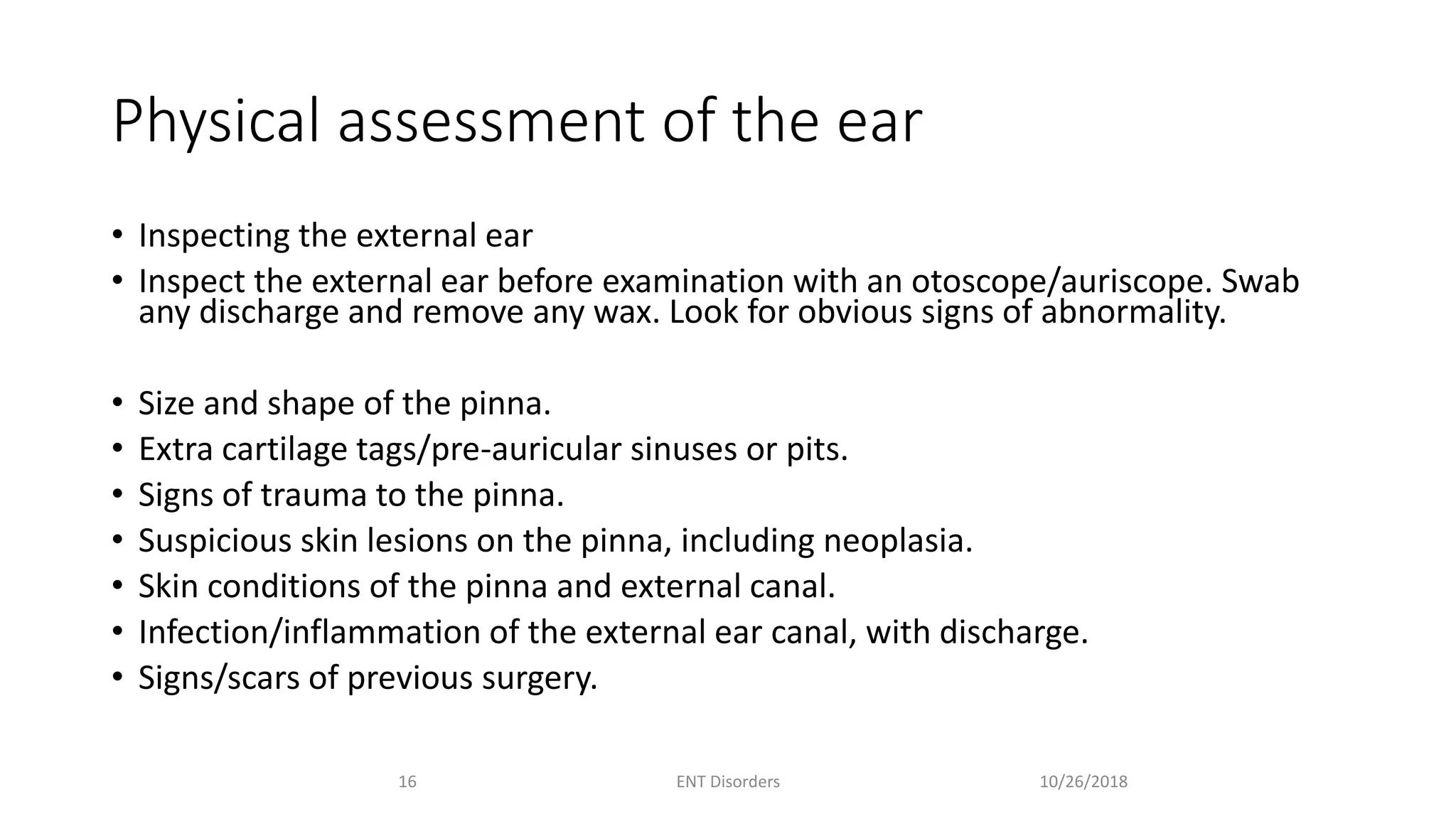 Ent disorders | PPTX