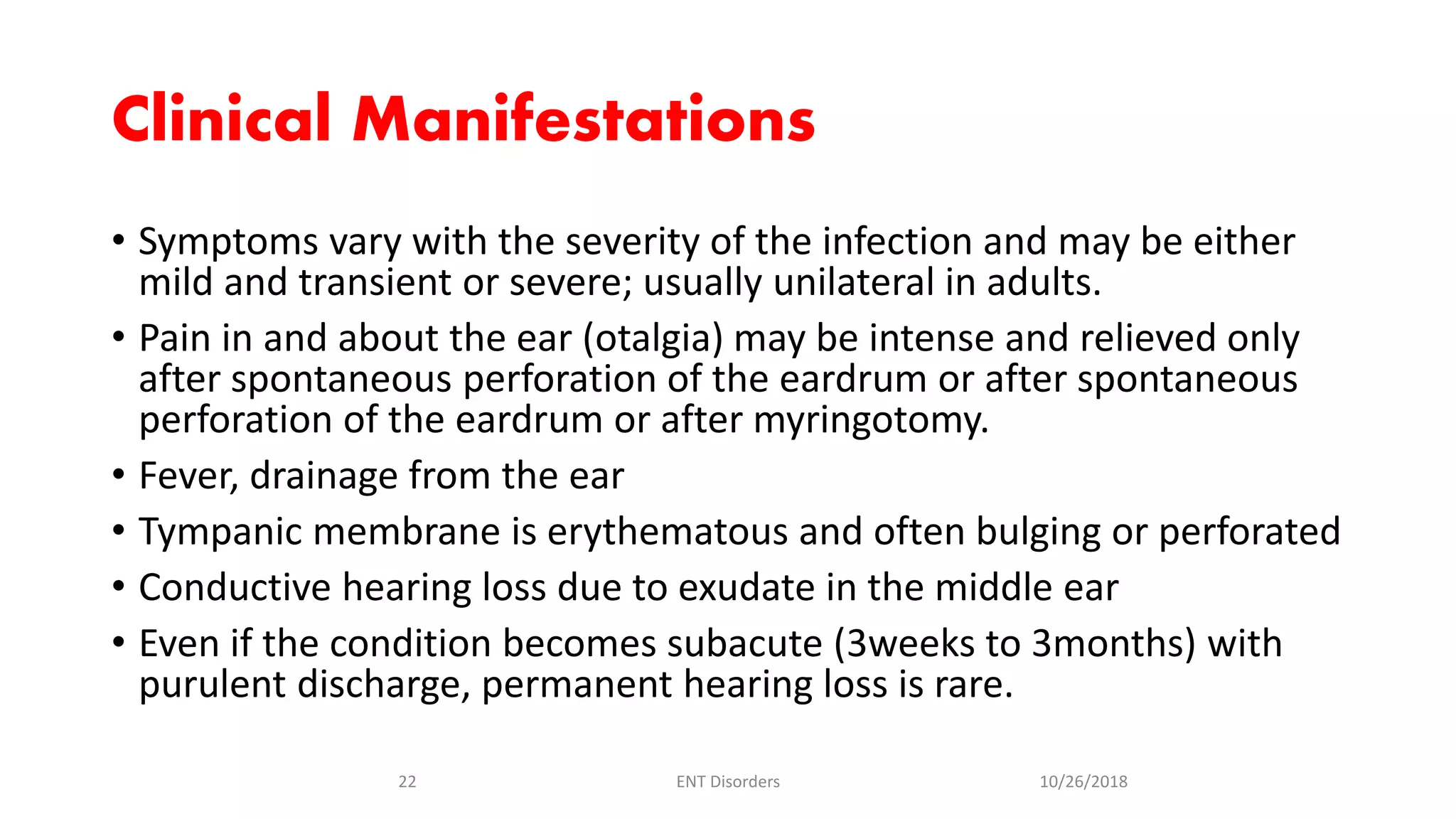 Ent disorders | PPTX