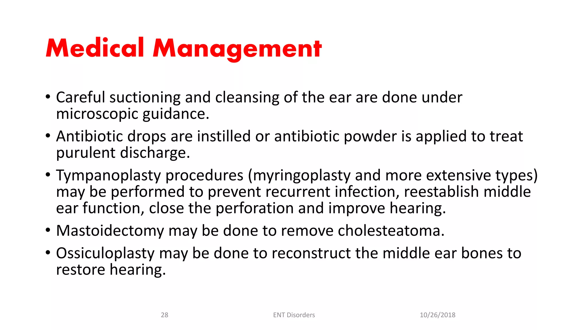 Ent disorders | PPTX