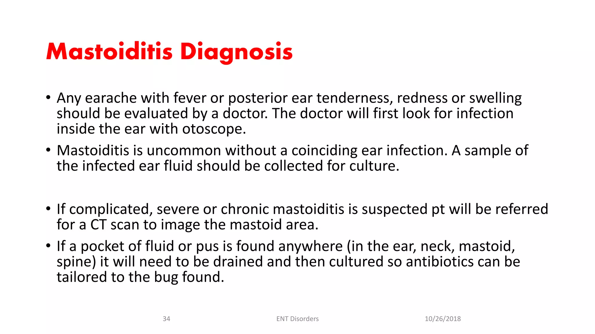 Ent disorders | PPTX