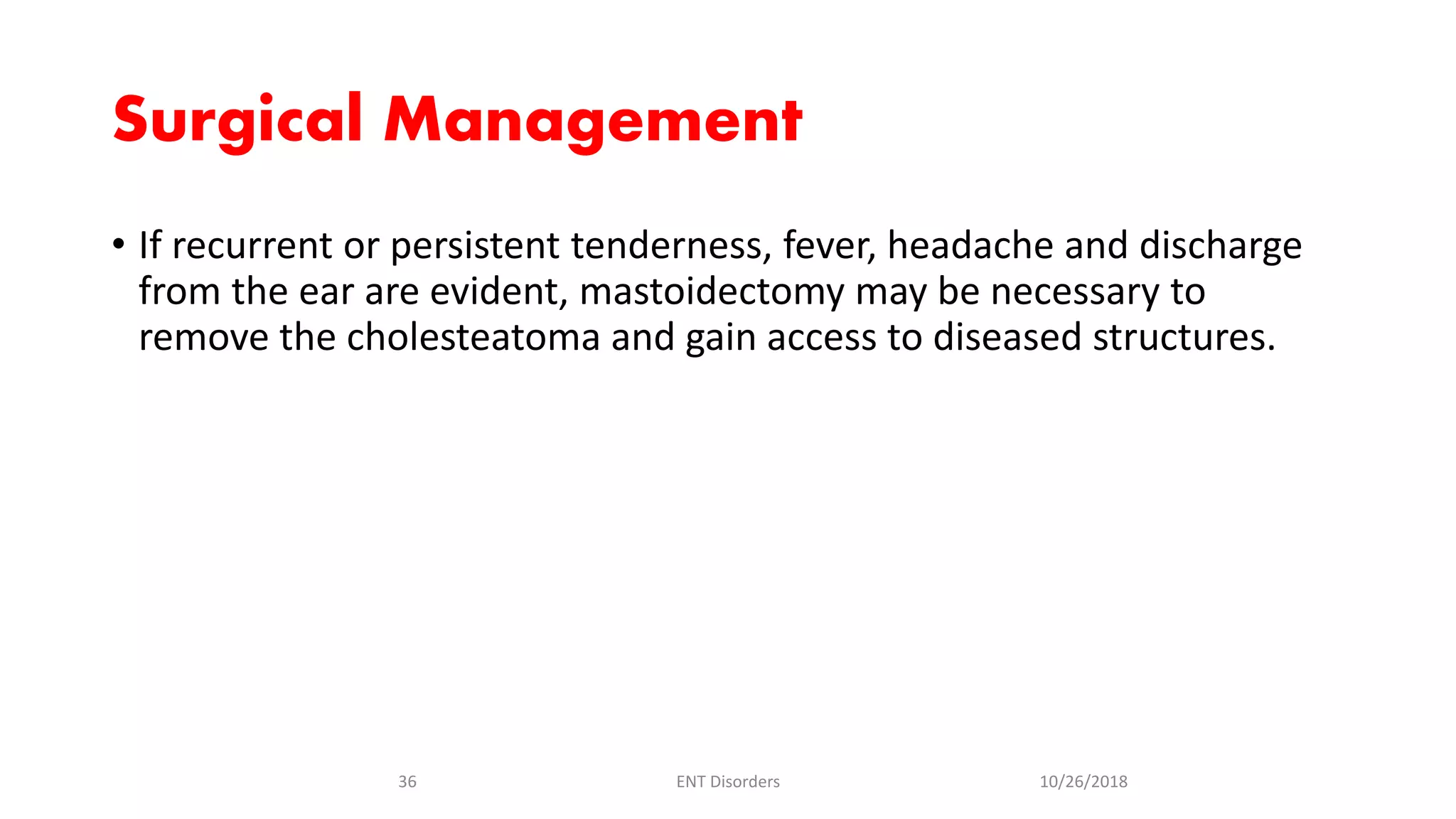 Ent disorders | PPTX