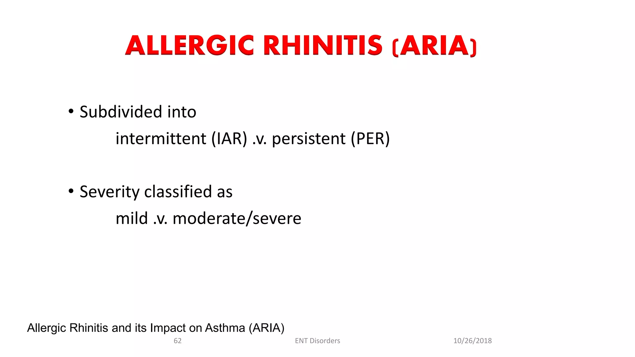 Ent disorders | PPTX