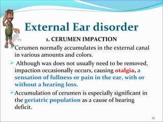 Ear,Nose and throat Disorders... | PPT