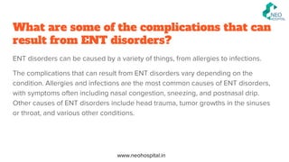 ENT Disorder and Treatment | PPTX