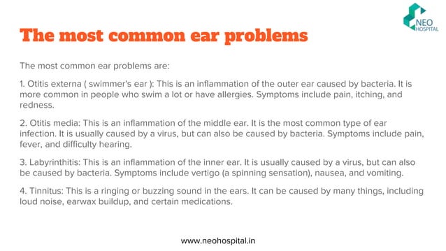ENT Disorder and Treatment | PPTX | Ear, Nose and Throat Conditions ...
