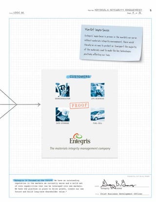 Entegris Annual Report | PDF