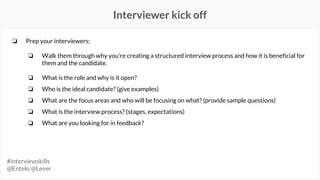How to Structure Your Interview Process | PPT