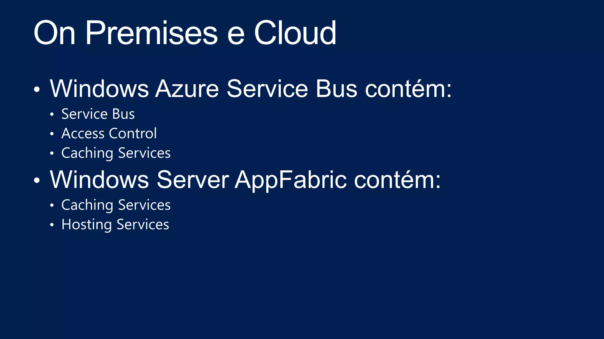 Entendendo Microsoft Application Server: Windows Server AppFabric, WF ...