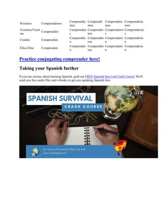 Entender vs Comprender | PDF