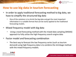 Predicting Tourism Demand Using Big Data - Issues and Challenges | PPTX