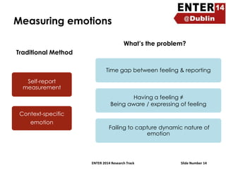 Measuring Emotions in Real Time: Implications for Tourism Design | PPT