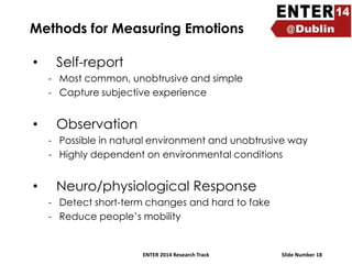 Measuring Emotions in Real Time: Implications for Tourism Design | PPTX