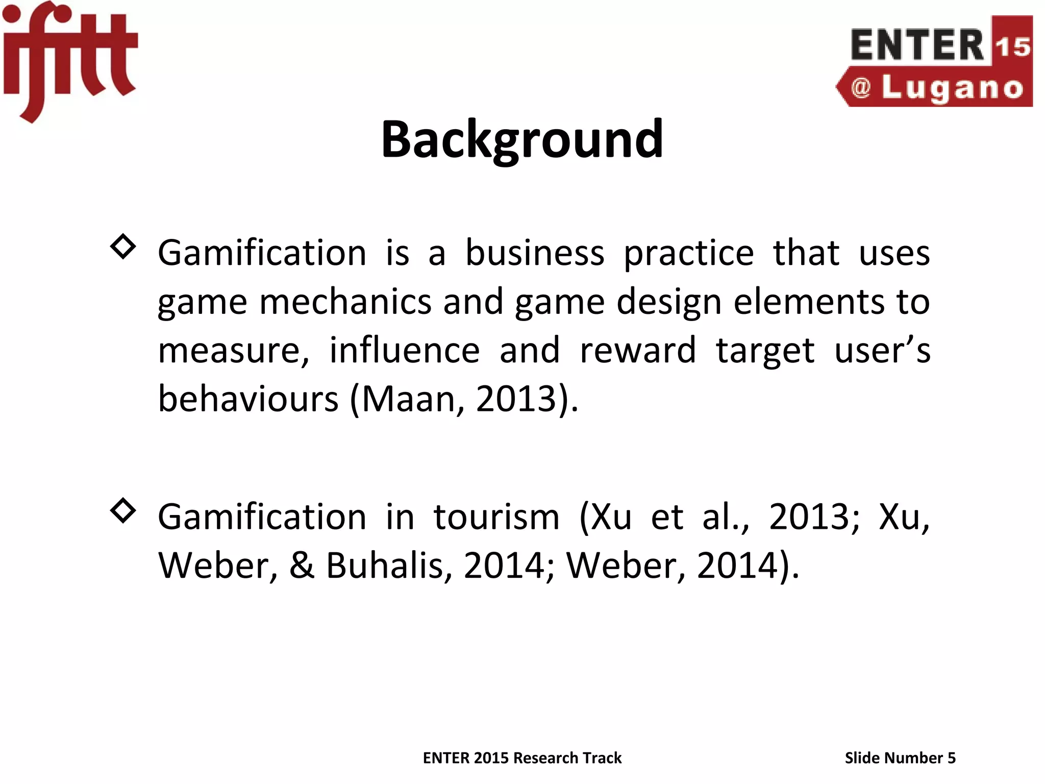 Gamification in Tourism: Analysis of Brazil Quest Game | PPT