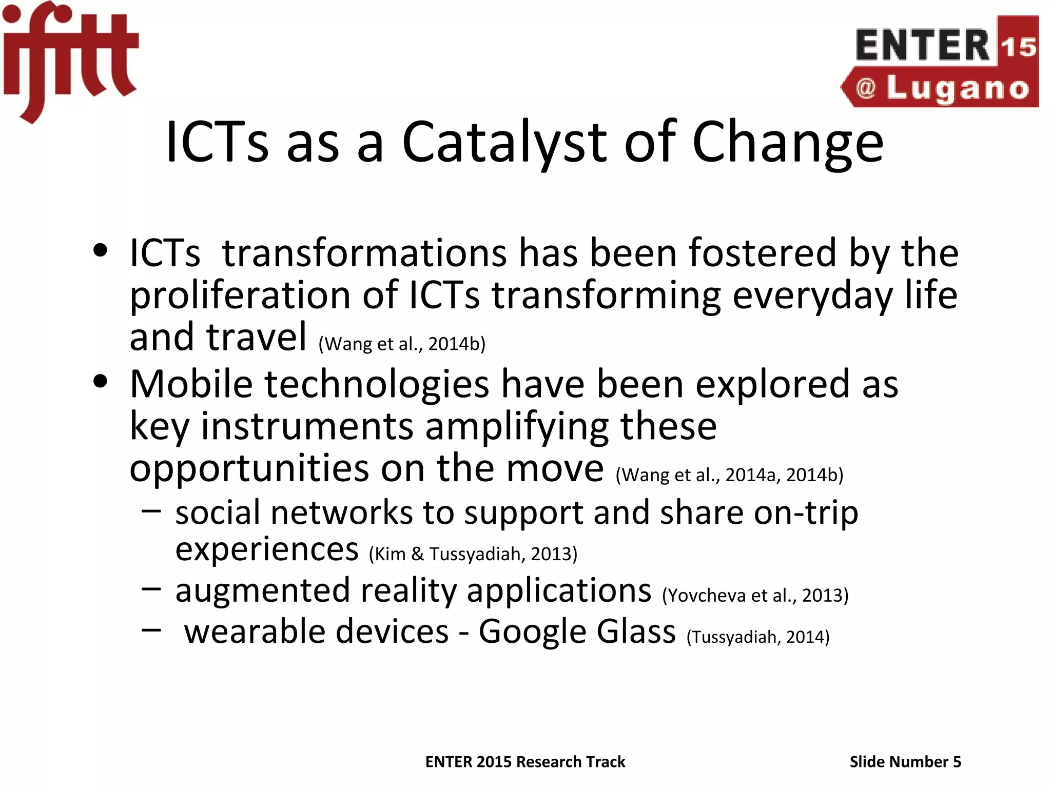 Technology as a Catalyst of Change: Enablers and Barriers of the ...
