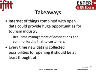 Utilizing Open Data in Tourism | PDF