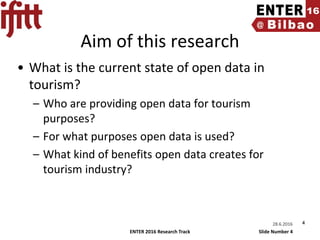 Utilizing Open Data in Tourism | PDF